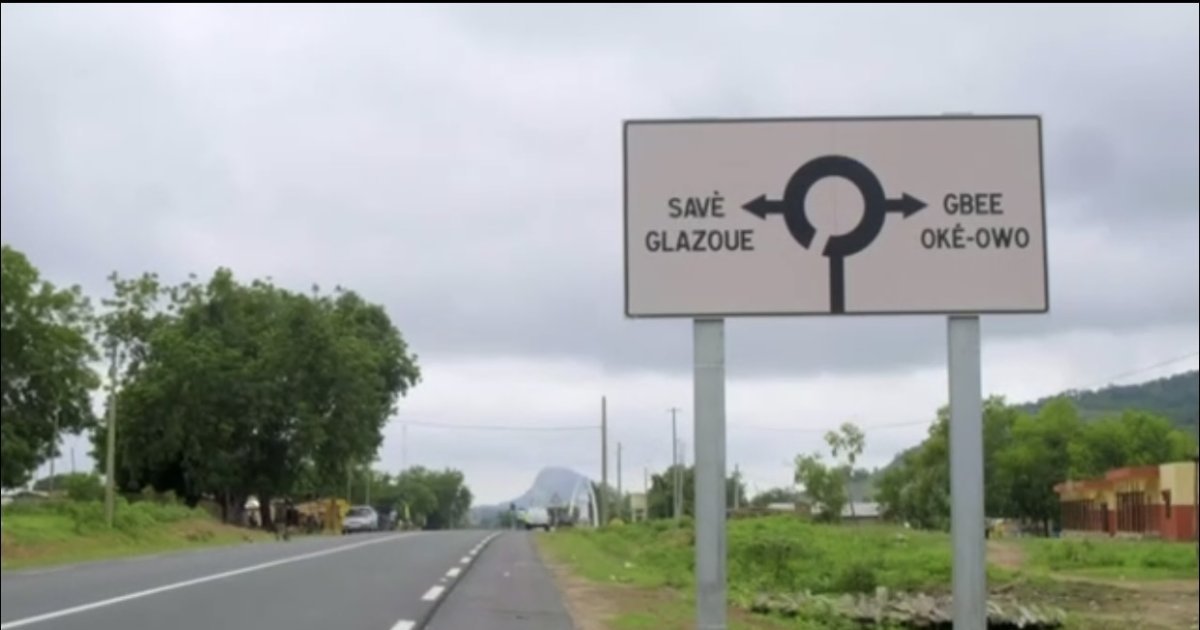 La route Kétou- Savè ouverte à la circulation - 24 HEURES AU BENIN