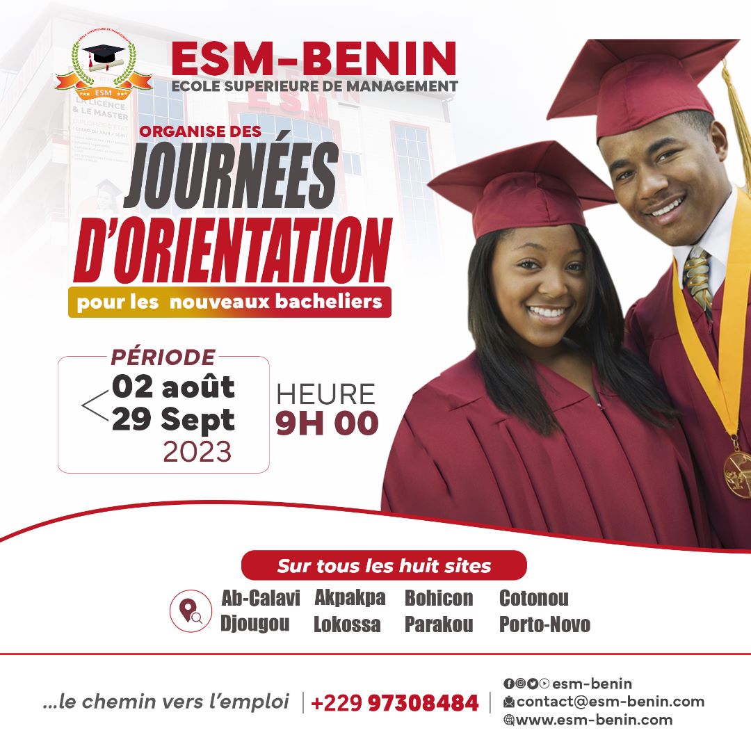 Deux mois pour orienter les nouveaux bacheliers à ESM-BENIN - 24 Heures ...